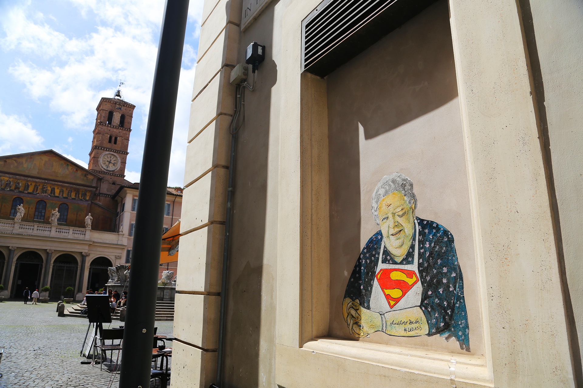 La sora Lella, sempre nel cuore di Trastevere